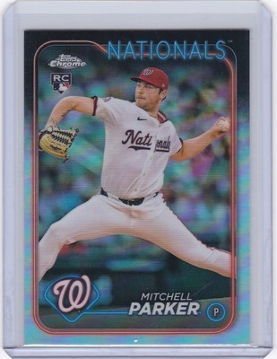 2024 Topps Chrome Update Refractor MITCHELL PARKER RC #USC13 Nationals ...