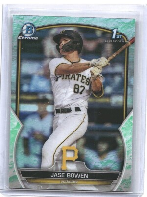 Jase Bowen 2023 Bowman Chrome Prospects Lunar Glow Refractor #BCP-146 ...