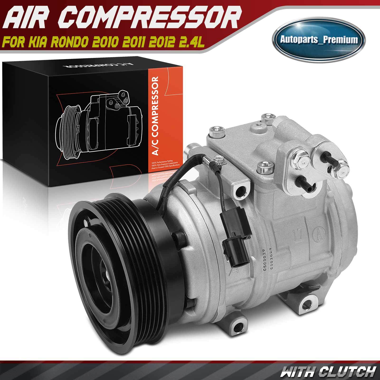 A/C Compressor w/ Clutch for Kia Rondo 2010 2011 2012 2.4L 10PA17C ...