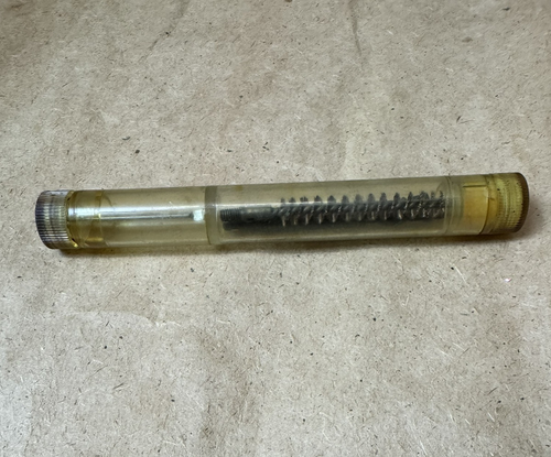 Original USGI Military WW2 M1 Garand Buttstock Oiler Tube With Brush ...