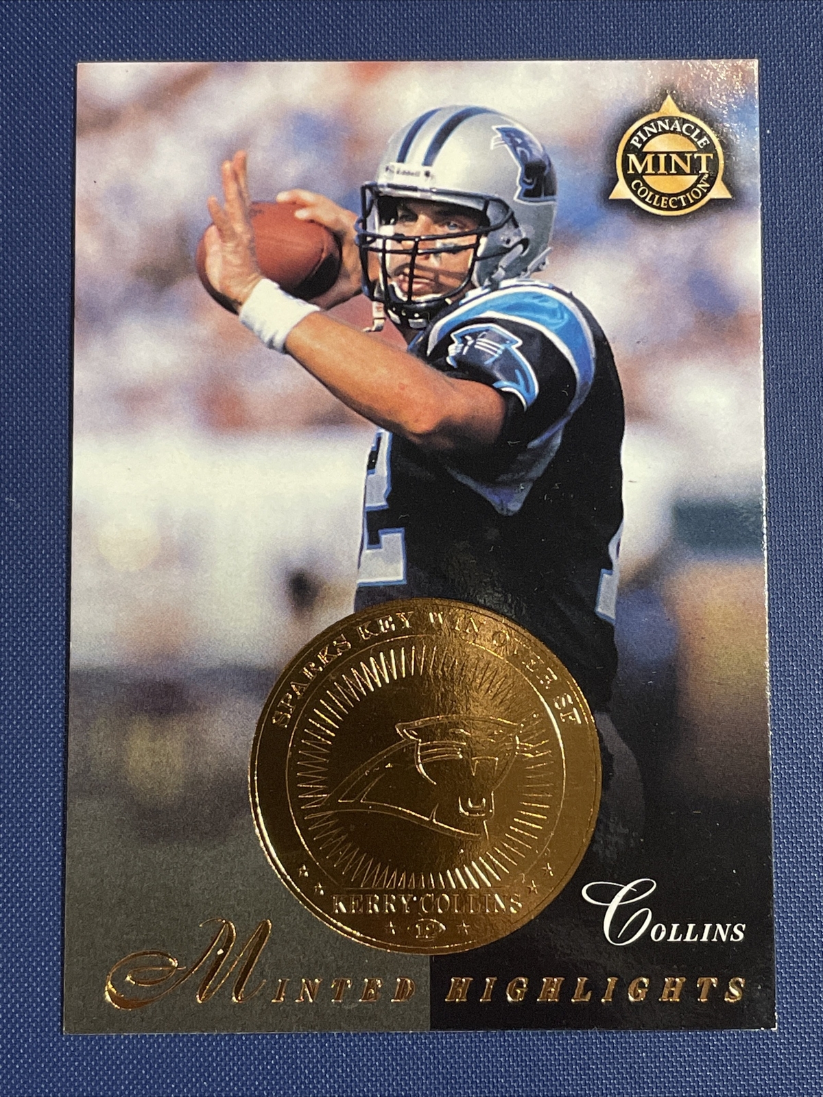 1997 Kerry Collins Pinnacle Football Sports Trading Card #24 MINT | eBay