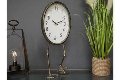 Bird Feet Clock Standing Duck feet Clock Novelty Desk Mantel Clock ...