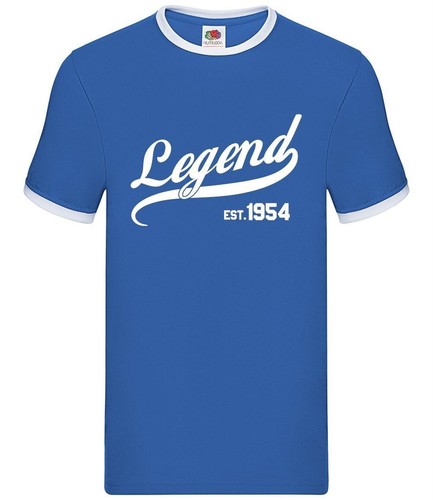Legend Established 1954 - Hommes Contraste - Cadeau Anniversaire 70th ...