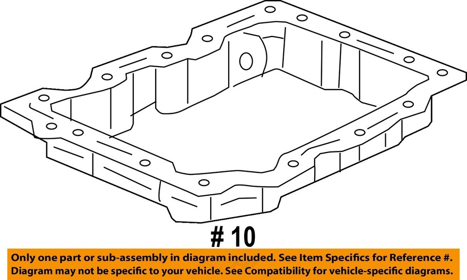 GM OEM 2015 ATS Engine Engine Parts-Lower Oil Pan 12654318 | eBay