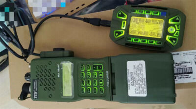 US ! TRI AN/PRC-152 RADIO 15W Walkie Talkie W/ KDU Keyboar MBITR Radio ...