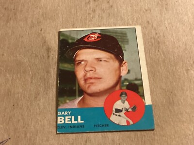 1963 Topps Gary Bell Baseball Cards #129 - Near Mint - Great Corners ...
