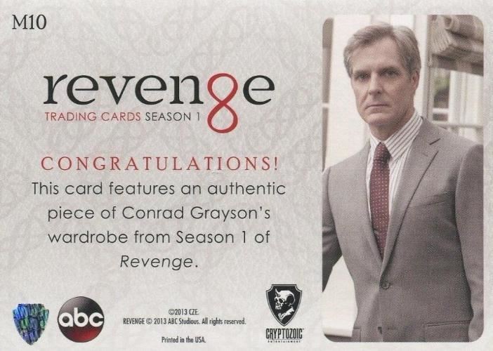 Revenge Season 1 Conrad Grayson Wardrobe Costume Card M10 | eBay
