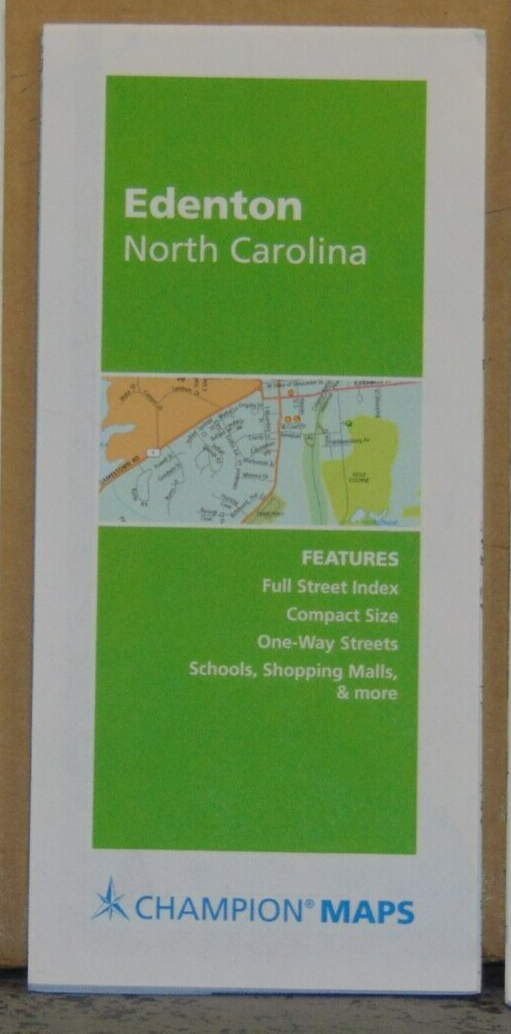 2008 Champion Street Map of Edenton, North Carolina | eBay