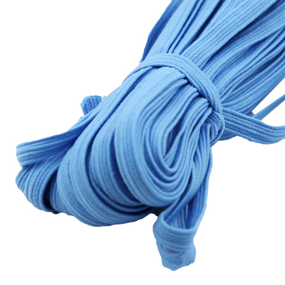 6mm 33Yards Elastic Band Rope for DIY Mask Notebook Necklace Bracelet ...