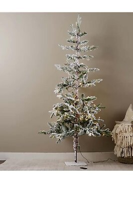 Valerie Parr Hill 6' Twinkling Snowy Pine Tree | eBay