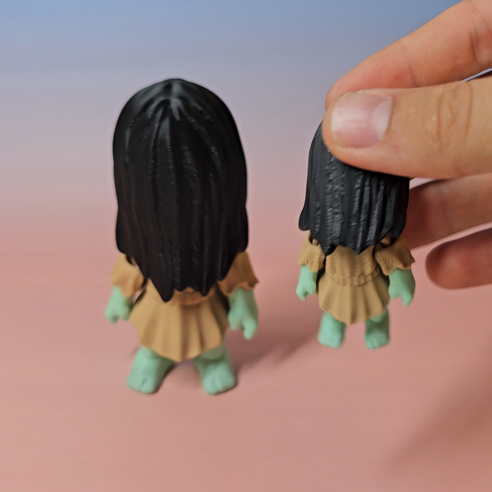 The Ring - Sadako Nendoroid Horror Figure 3D Printed | eBay