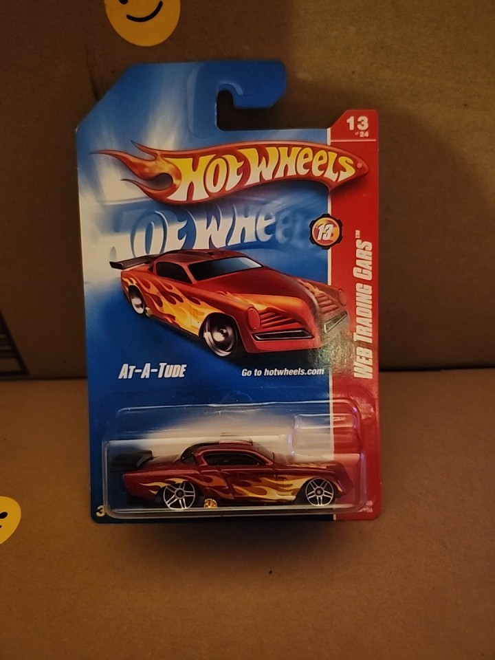 Hot Wheels 2008 Web Trading Cars 13/24 AT-A-TUDE Burgundy w/Pr5 | eBay