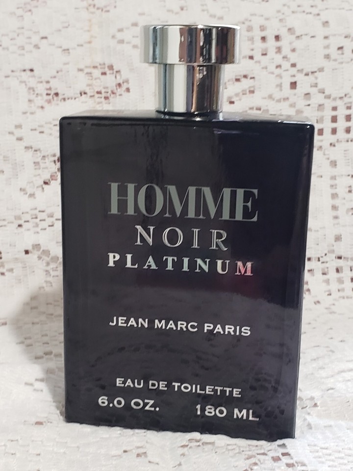 Jean Marc Homme Noir Platinum Eau de Toilette Spray 6.0 oz Jumbo NWOB ...