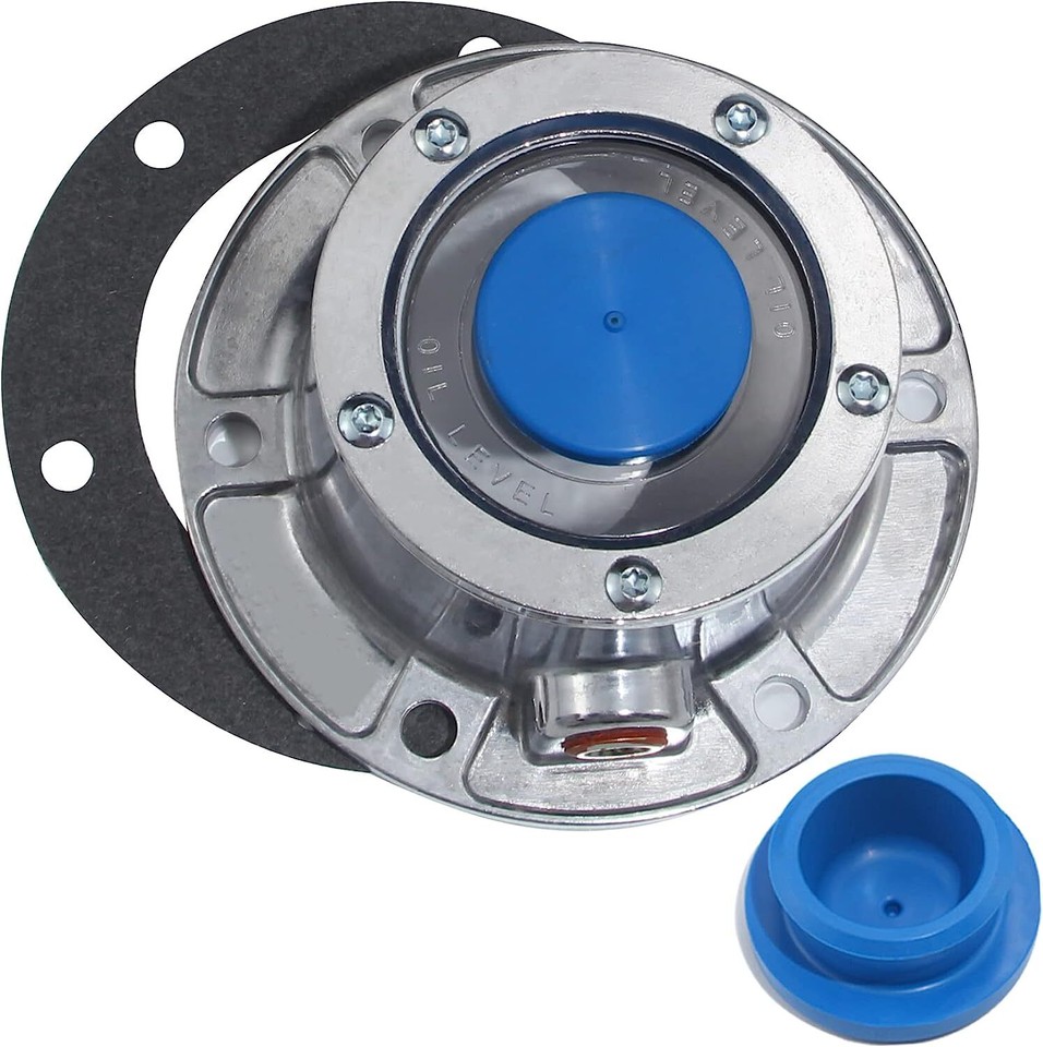 4X Torque Trailer Hub Cap w/ Oil Port & Side Fill Plug Replaces Stemco ...