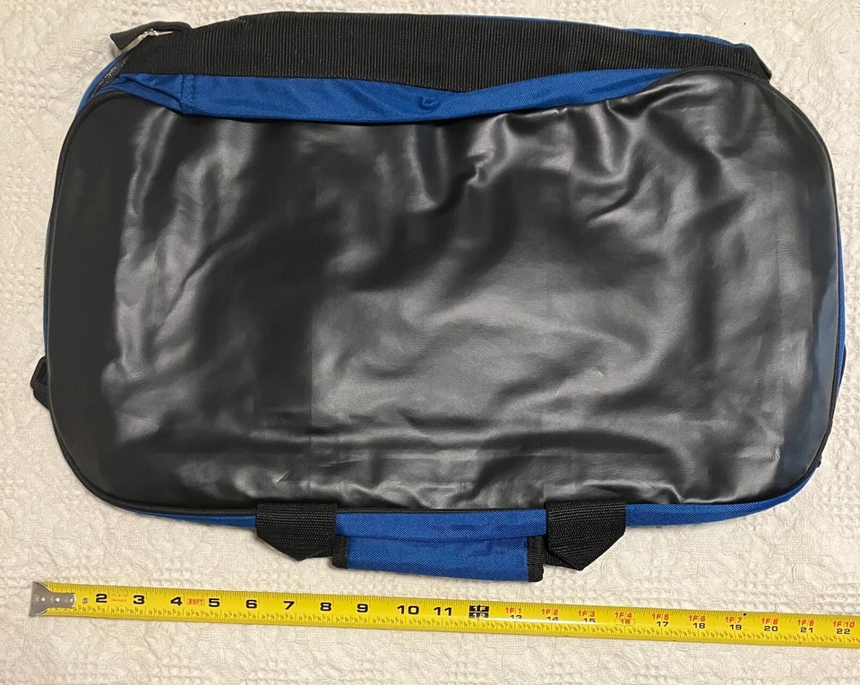 Blu H2O Fishing Tackle Bag Water Resistant 21" x 13" Adjustable Strap ...