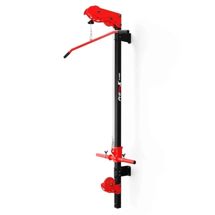 Lat Pull Down Cable Pulley Weight Machine Wall Mounted Home Gym Fitness ...