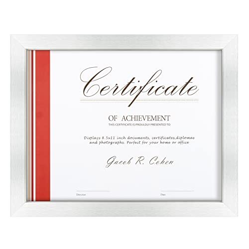 8.5x11 Documents Picture Frame for Certificates Awards Acknowledge Wall ...