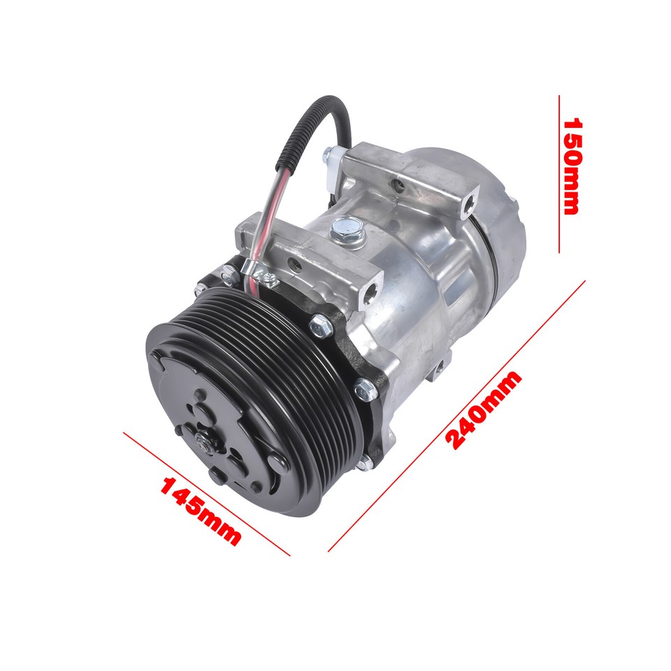 A/C Compressor for International 4300 4300LP MV607 Base Durastar 4300 ...