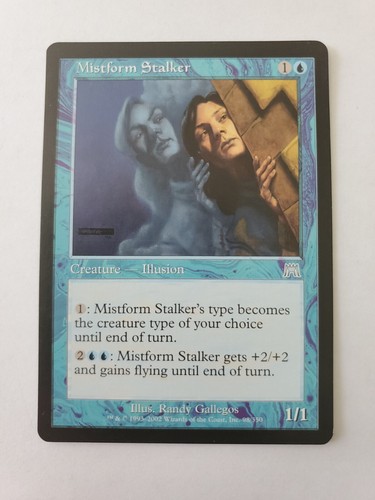 MTG Magic The Gathering Card Mistform Stalker Creature Illusion Blue ...