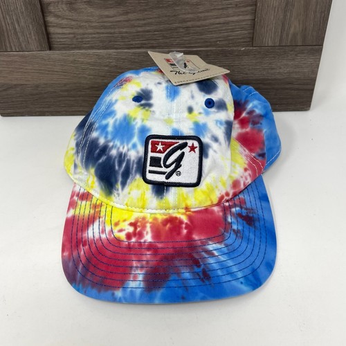 The Game Big Logo Hat Adult OS Tie Dye Multicolor Rainbow Adjustable ...