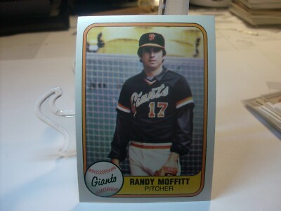 1981 Fleer Baseball #446 - Randy Moffitt - San Francisco Giants (99203 ...