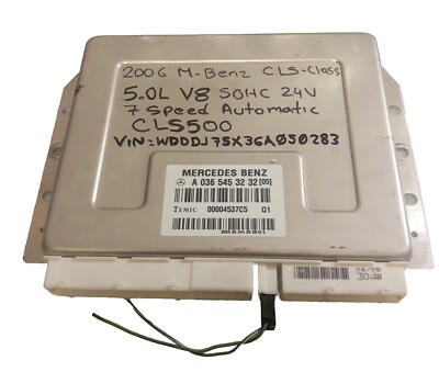03-06 Mercedes W211 CLS500 E500 Air Suspension Airmatic Module ...