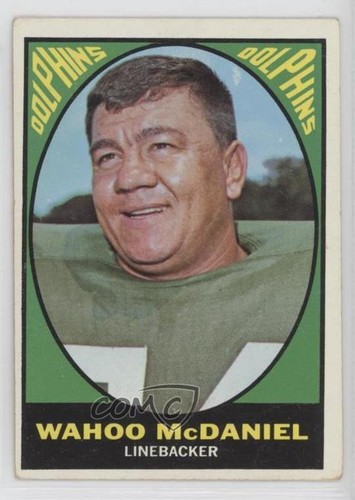 1967 Topps Wahoo McDaniel #82 Rookie RC | eBay