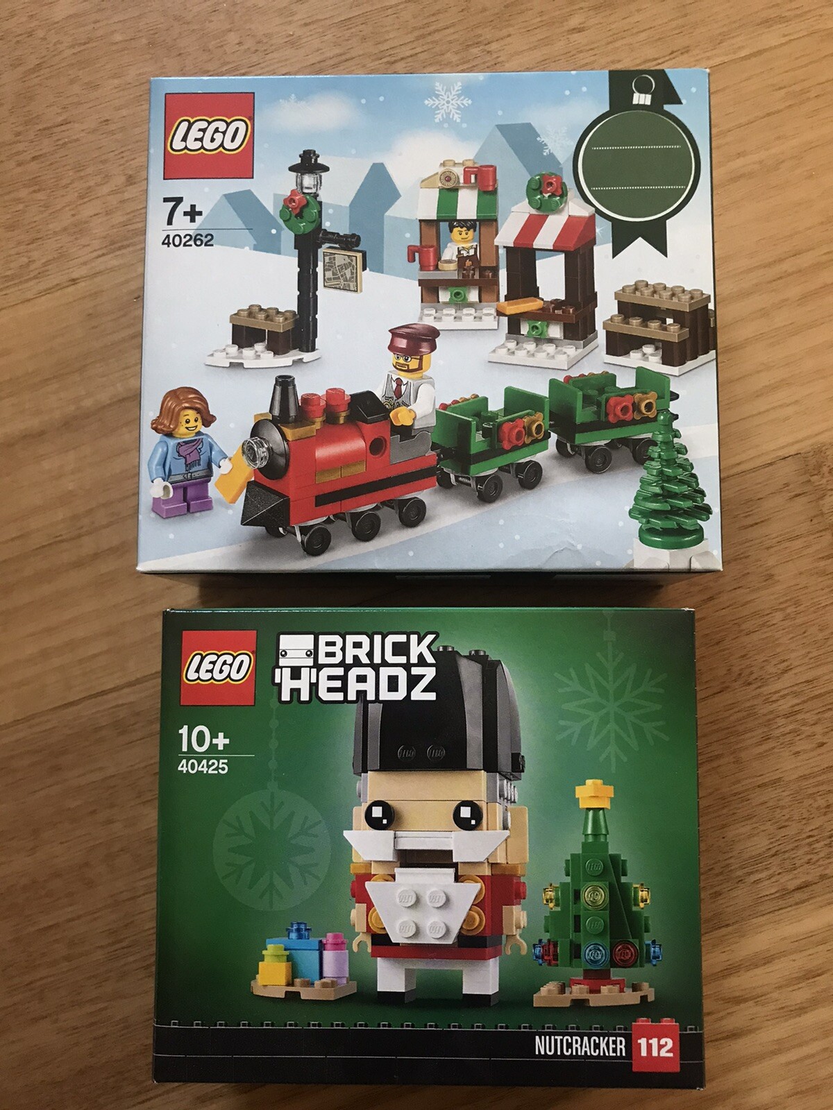 NEW LEGO BrickHeadz Nutcracker 40425 And Christmas Train 40262 | eBay