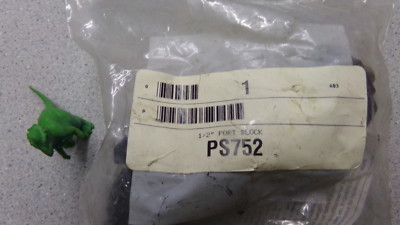 NEW PS752 1/2" Port Block *FREE SHIPPING* | eBay