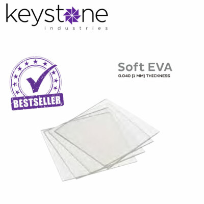 Keystone Soft EVA Bleaching Tray Material 25 Sheets 0.040" (5" x 5 ...