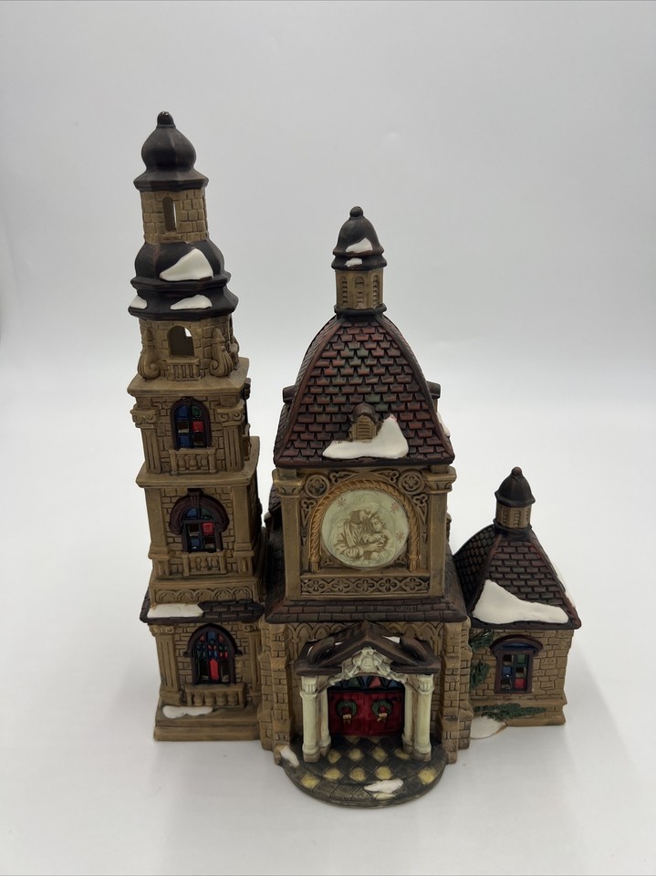 Santa's Workbench Collection St. Mary's Cathedral Christmas Village | eBay