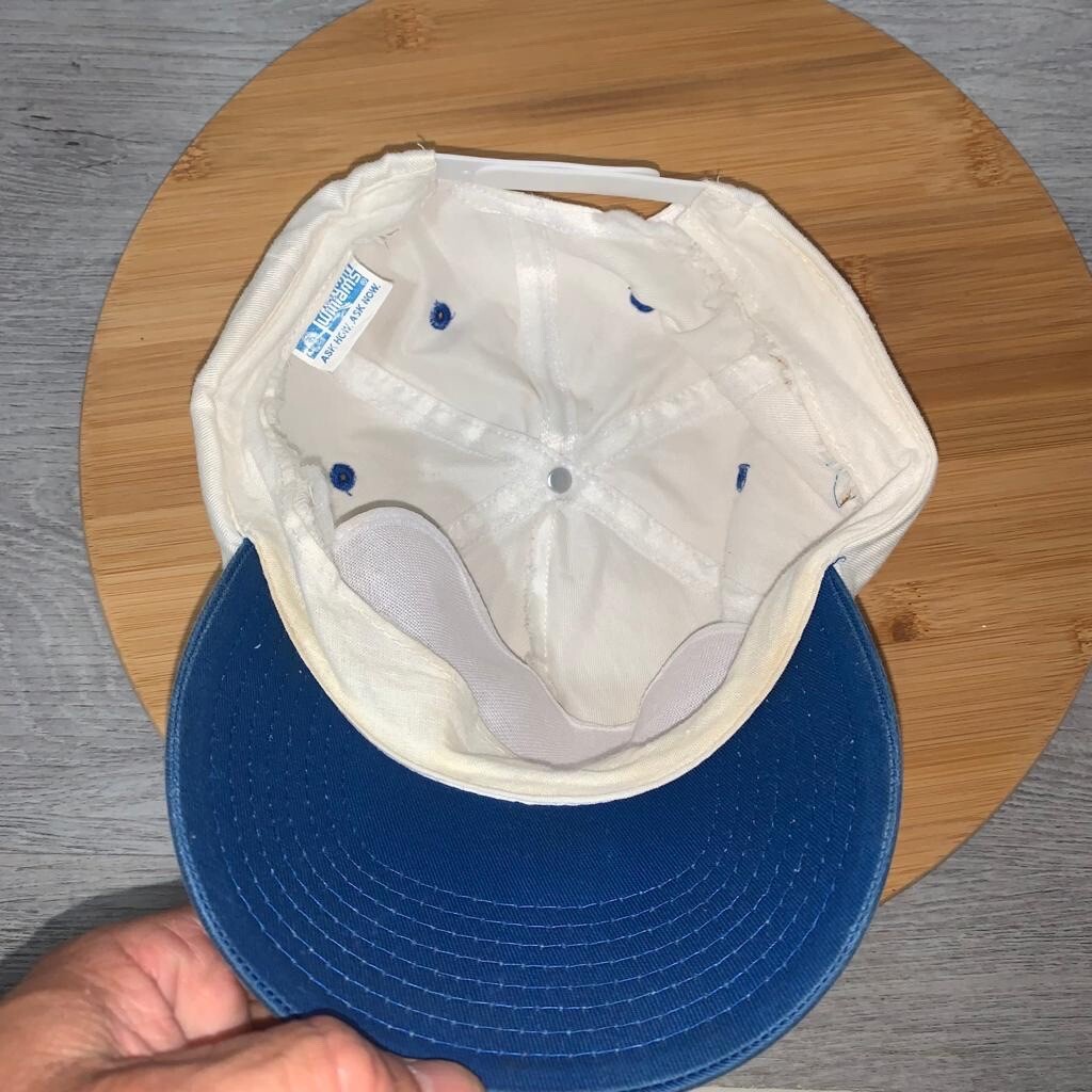 Vintage Sherwin Williams SnapBack Hat Cap White Paint… - Gem