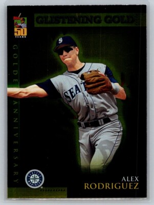 2000 Topps Golden Anniversary Alex Rodriguez Glistening Gold #GA23 | eBay