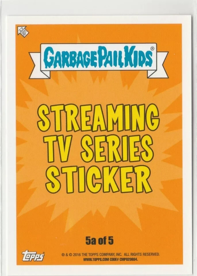 Messed-Up Mindy #5a Garbage Pail Kids GPK 2016 Prime Slime Trashy TV | eBay