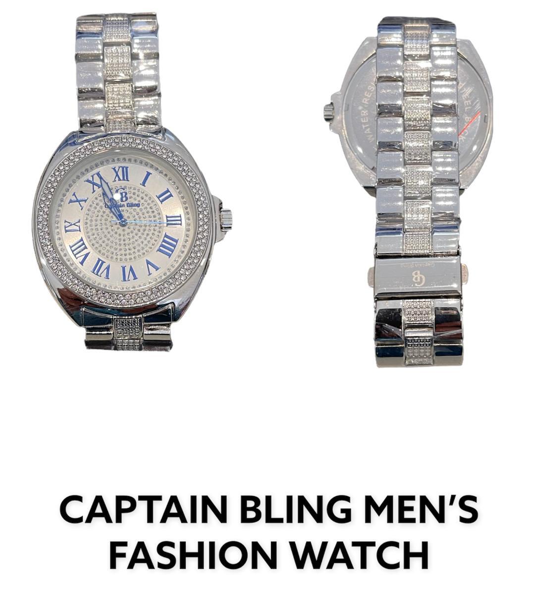CAPTAIN BLING MEN'S FASHION WATCH | eBay