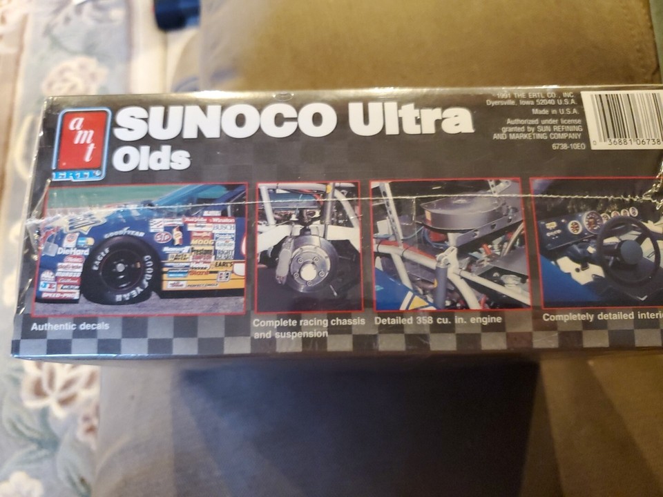 1/25 Scale Sunoco Ultra Olds Sterling Marlin Vintage Sealed Nascal ...