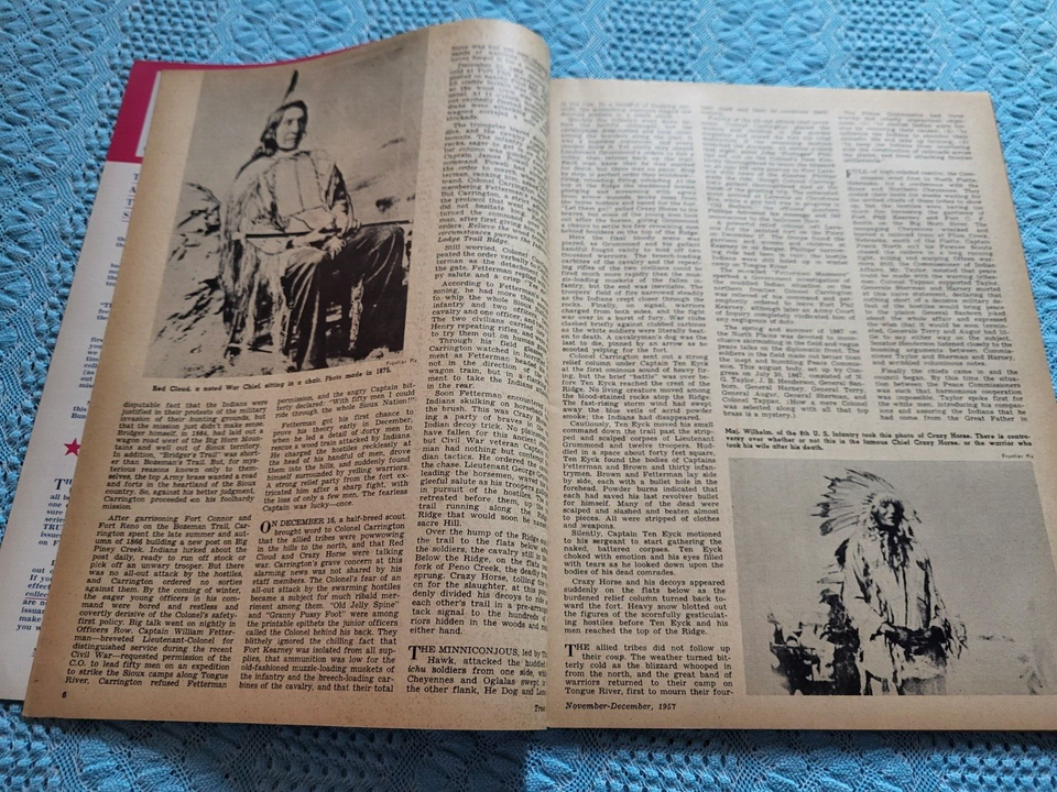 TRUE WEST MAGAZINE-DEC. 1957-LOVELY ECHO HAWK COVER | eBay