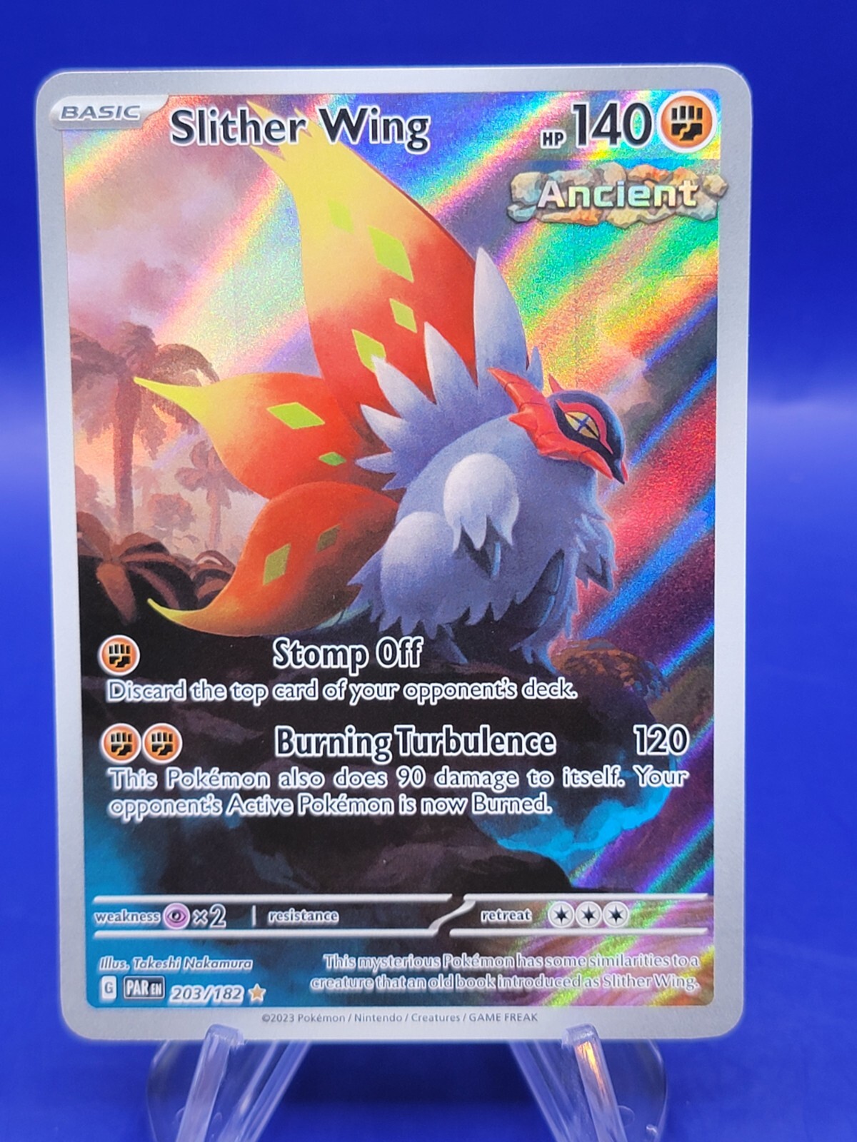 Pokémon TCG Slither Wing Paradox Rift 203/182 Holo Illustration Rare | eBay