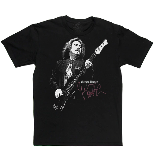 Vintage Geezer Butler Music Star Heavy Cotton Black S-4XL Unisex Tee ...