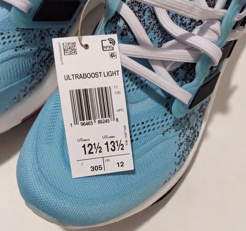 Adidas Ultraboost Light IE1694 man blue/black shoes size 6 12.5 Brand ...