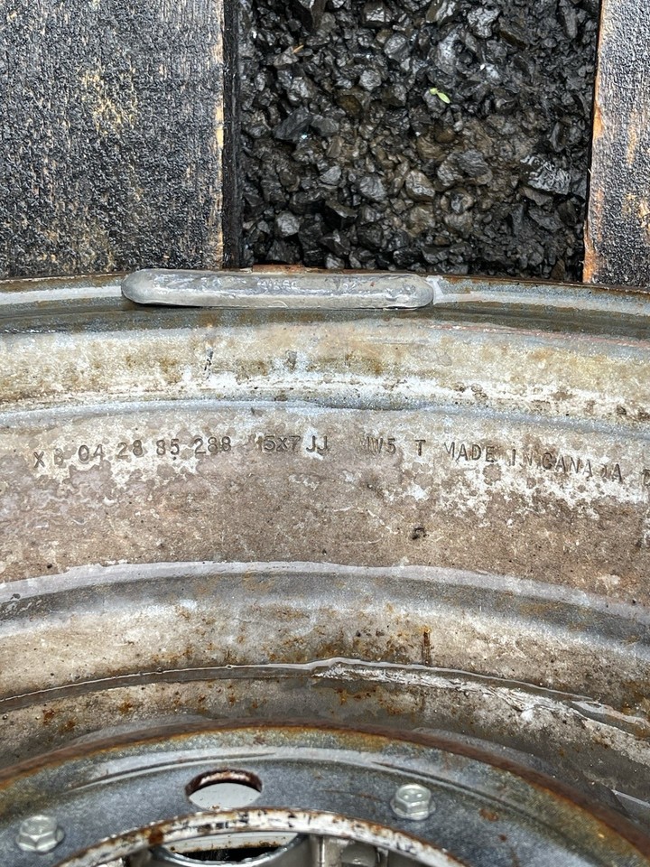 4-Jeep CJ5-CJ7 CJ8 Factory 15x7 Wheel OEM -Wagon Wheels Steel Rims-Caps ...