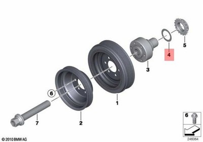 Genuine BMW X1 X3 X5 Z4 E84 E89 F07 F10 F11 F15 Washer 26.4 X 38.3 ...