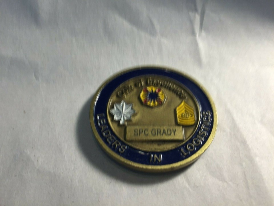 US Army Challenge Coin, 4th Corps Materiel Management Center (Named) | eBay