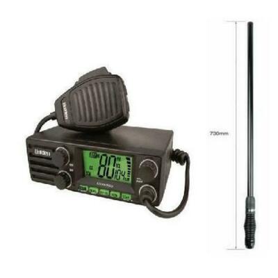 UNIDEN UH5050 DIN 12V & 24V 5W UHF RADIO +UNIDEN AT500BK 5.5DBI BLACK ...