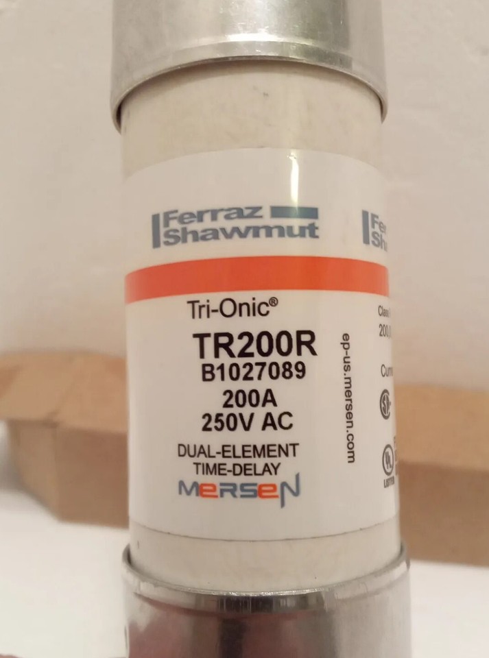 MERSEN #TR200R DUAL ELEMENT TIME DELAY 200 A 250V AC. | eBay