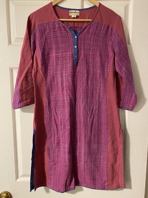 FABINDIA Size M 10 - 12 Cotton Tunic Shirt Dress | eBay