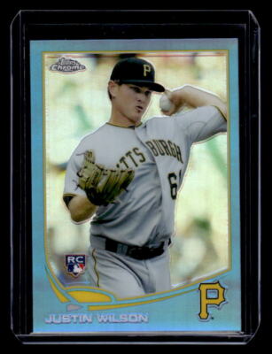 2013 Topps Chrome #151 Justin Wilson Blue Refractor | eBay