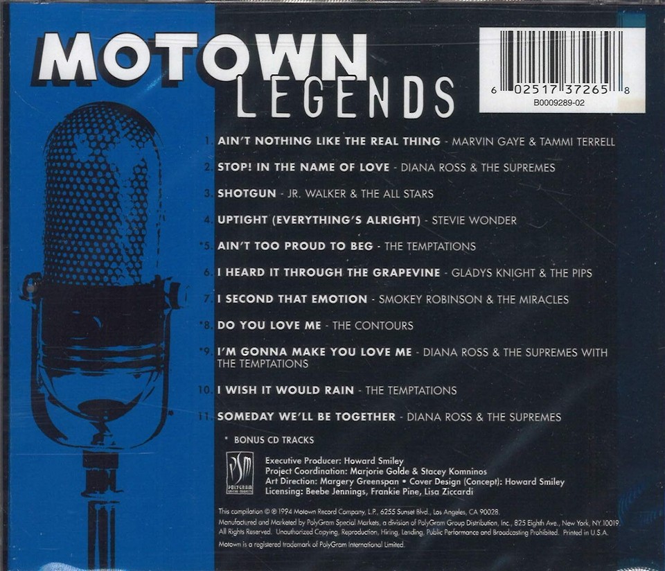 Various Motown Legends 3 (CD) 602517372658 | eBay