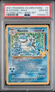 Blastoise 2021 Celebrations: Classic Collection #2 Holo Price Guide ...