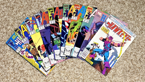 Hawkeye lot (10) * #1 [1983], 1 [2003], Solo Avengers 2, Spotlight 30 ...